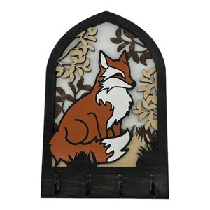 Fox Four Hook Arch Key Hanger/ Organizer - Etsy