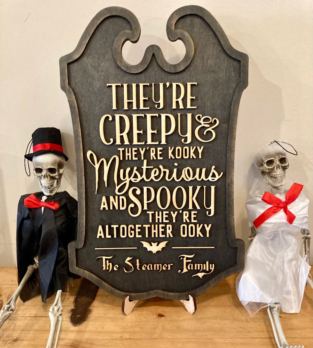 CUSTOM Name Halloween Decor - Etsy