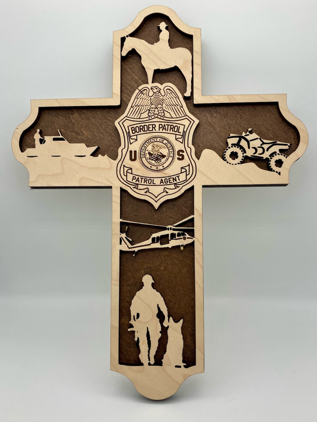 Border Control Cross, Officer, Memorial - Etsy