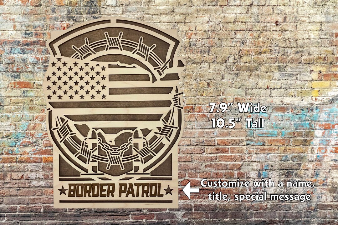 Border Patrol Customizable Sign - Etsy