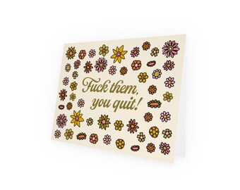 Keep on Truckin Quit Smoking Card Congratulations on Quitting Card ...