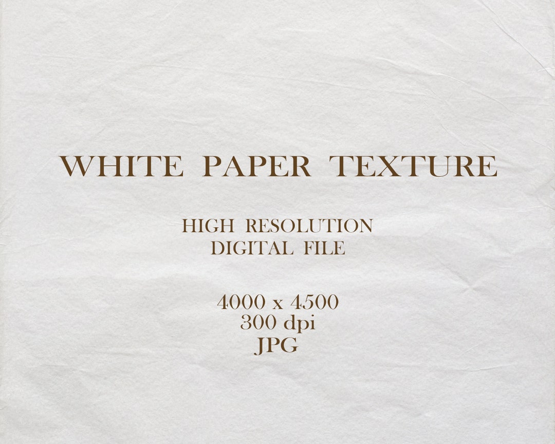 White Paper Textures Fine Art Paper Textures Crumpled Paper - Etsy