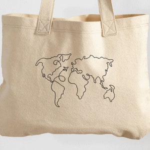 World Map, Machine Embroidery Design - Etsy UK