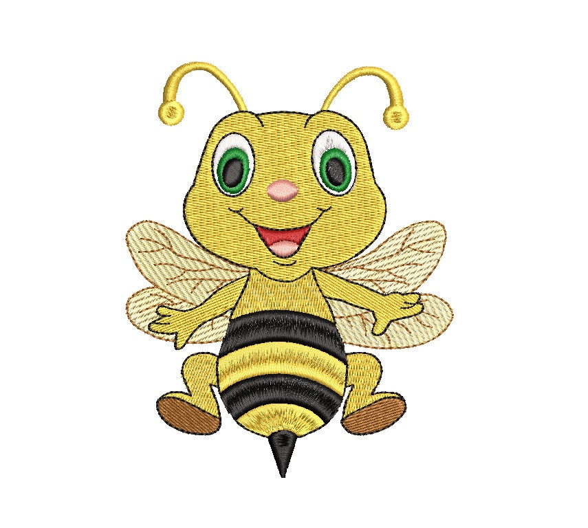 Bee Machine Embroidery Pattern at Walter Paul blog