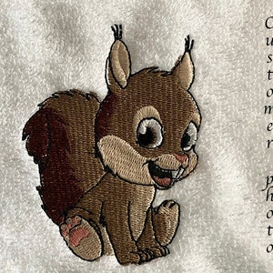 Baby Squirrel Machine Embroidery Design - Etsy Canada