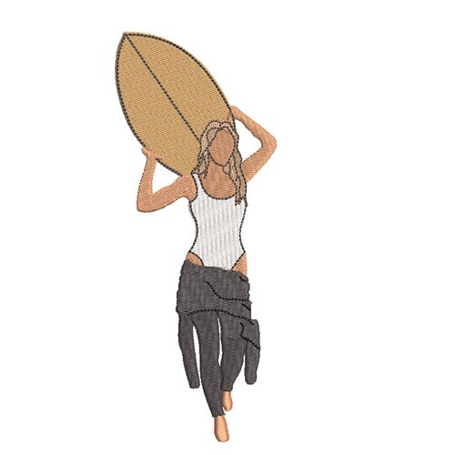 Mini Surfing Board Machine Embroidery Design 3 Sizes - Etsy
