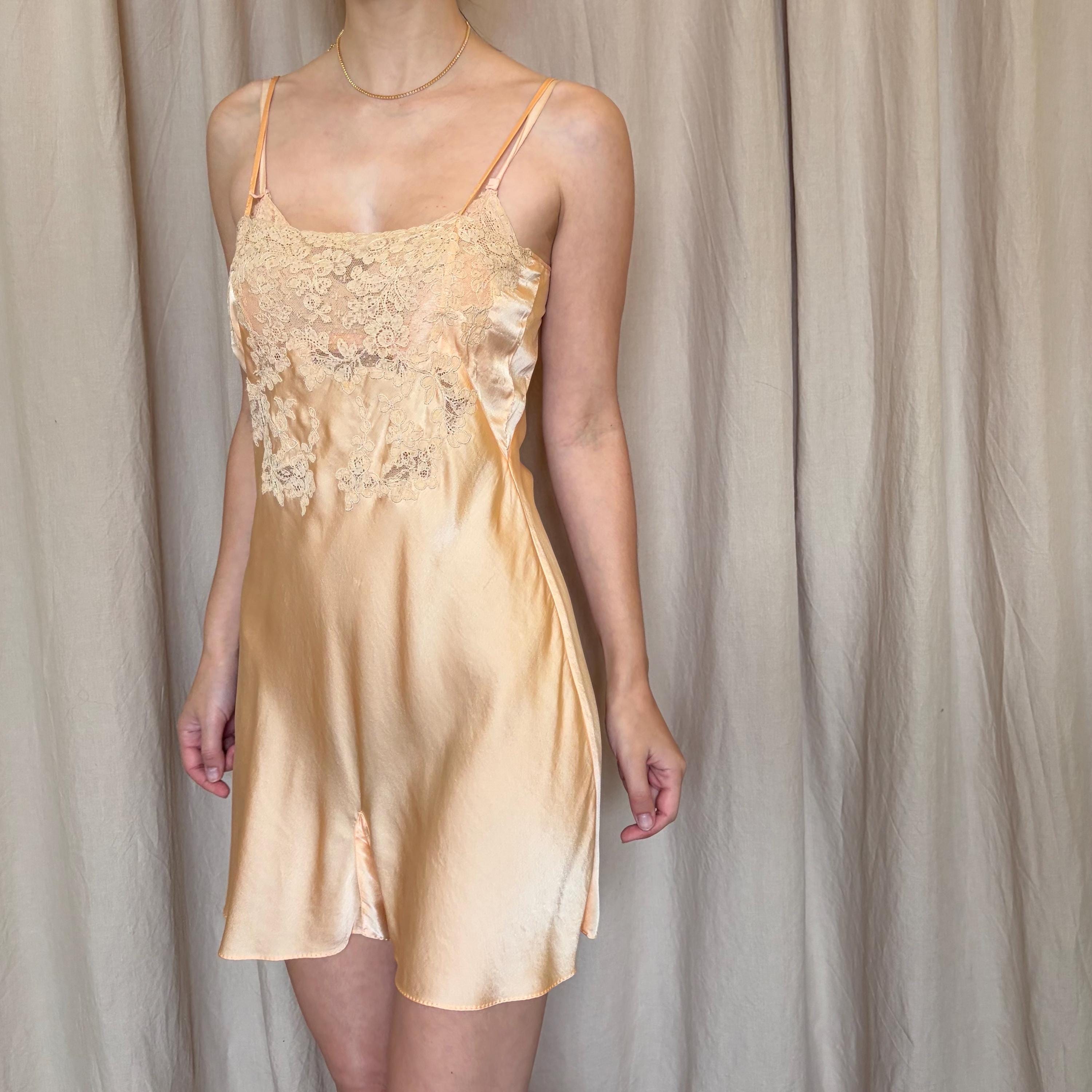 1930s Silk Step in Teddy | S - Etsy UK