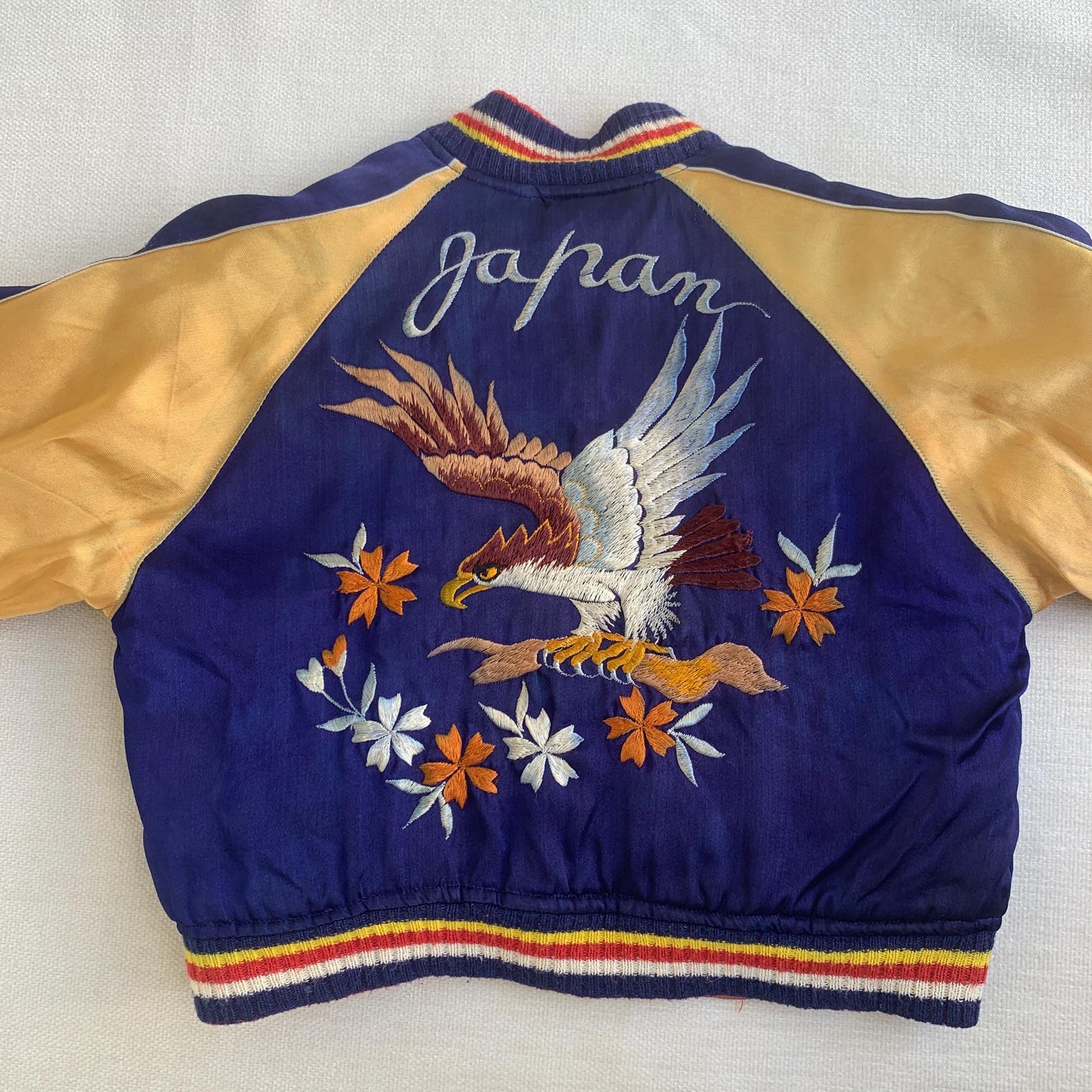 Toddler Sukajan Embroidered Silk Japanese Jacket | 3T - Etsy