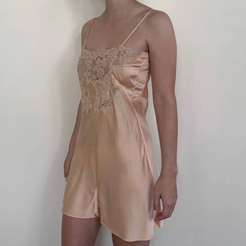 1930s Silk Step in Teddy | S - Etsy