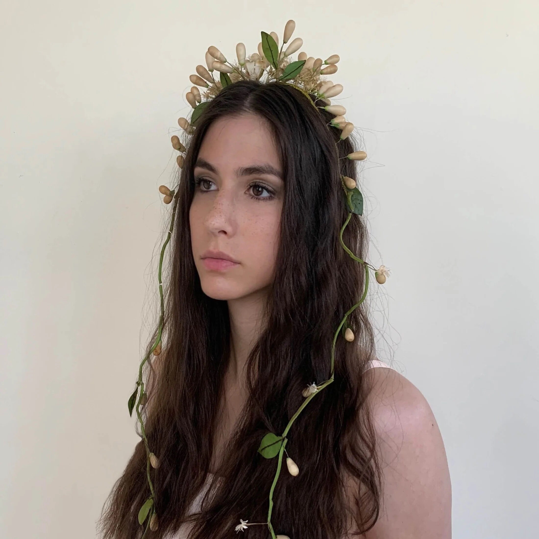 Victorian Wax Flower Wedding Crown - Etsy