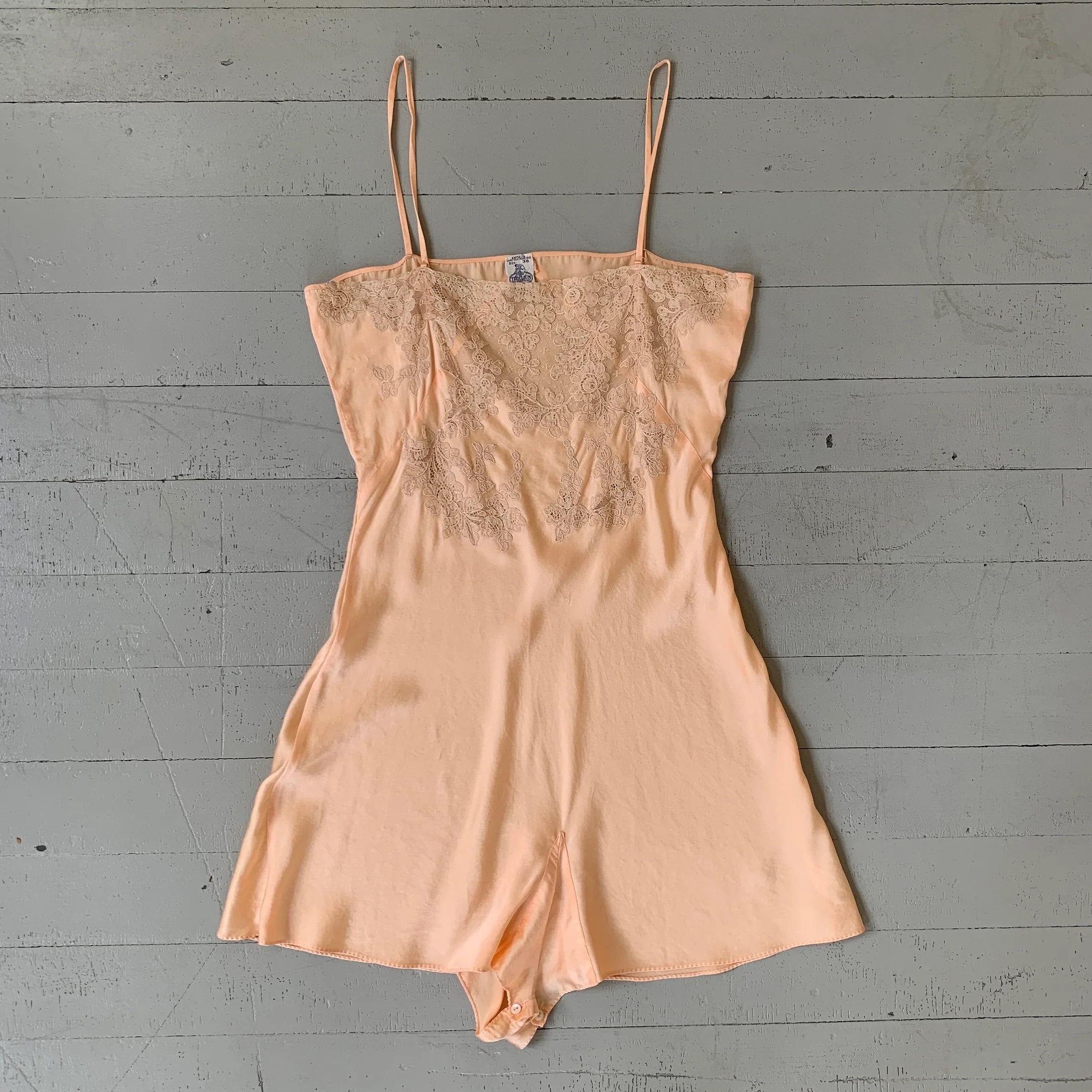 1930s Silk Step in Teddy | S - Etsy