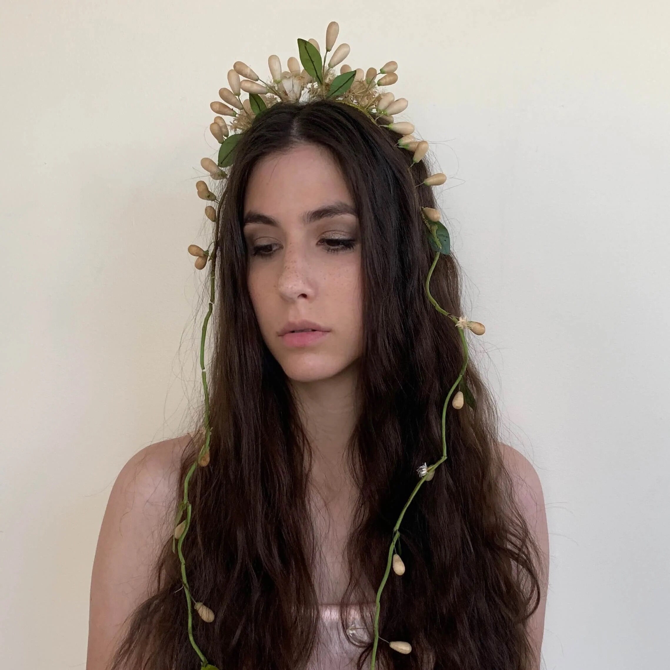 Victorian Wax Flower Wedding Crown - Etsy