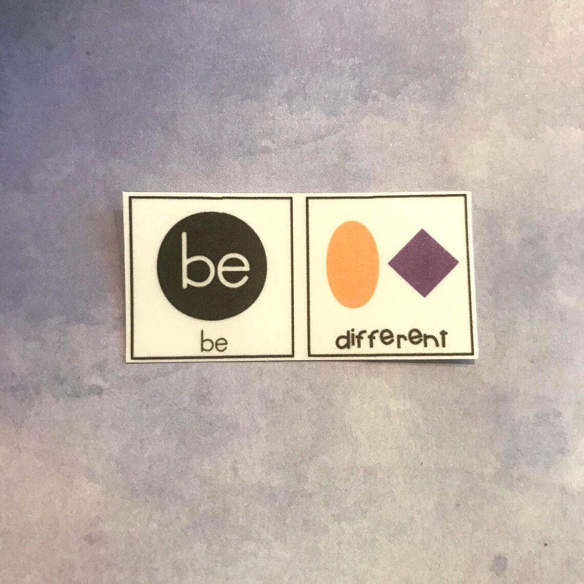 Be Different Visual Cue Sticker Inspirational Sticker SLP - Etsy