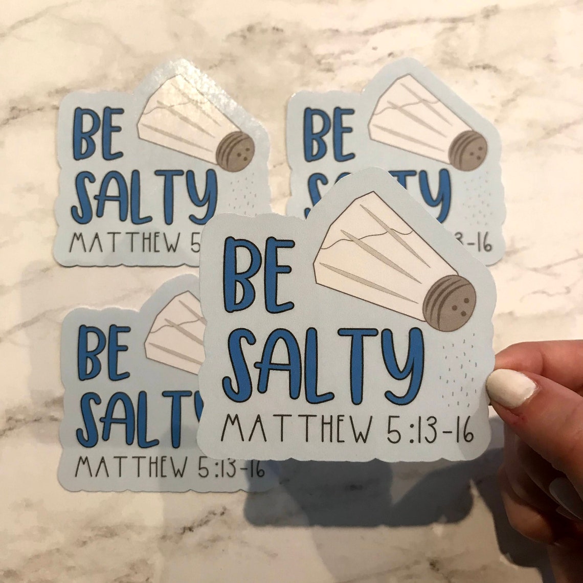 Be Salty Sticker, Gospel Sticker, Matthew 5: 13-16, Salt of the Earth ...