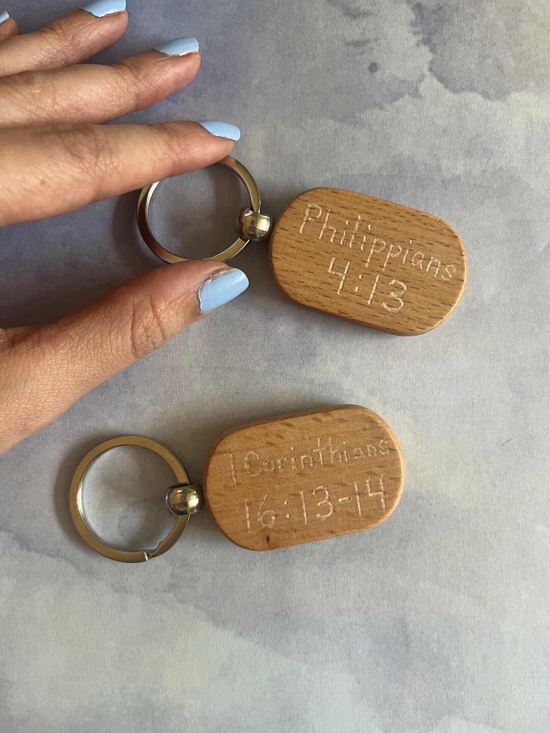 Bible Passage Keychain, Philippians 4:13 Keychain, 1 Corinthians 16 13 ...
