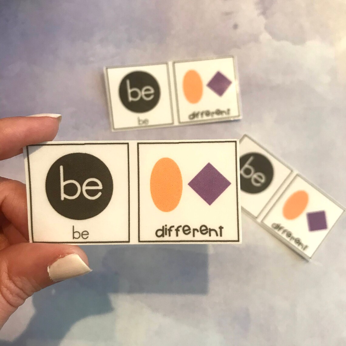 Be Different Visual Cue Sticker Inspirational Sticker SLP - Etsy