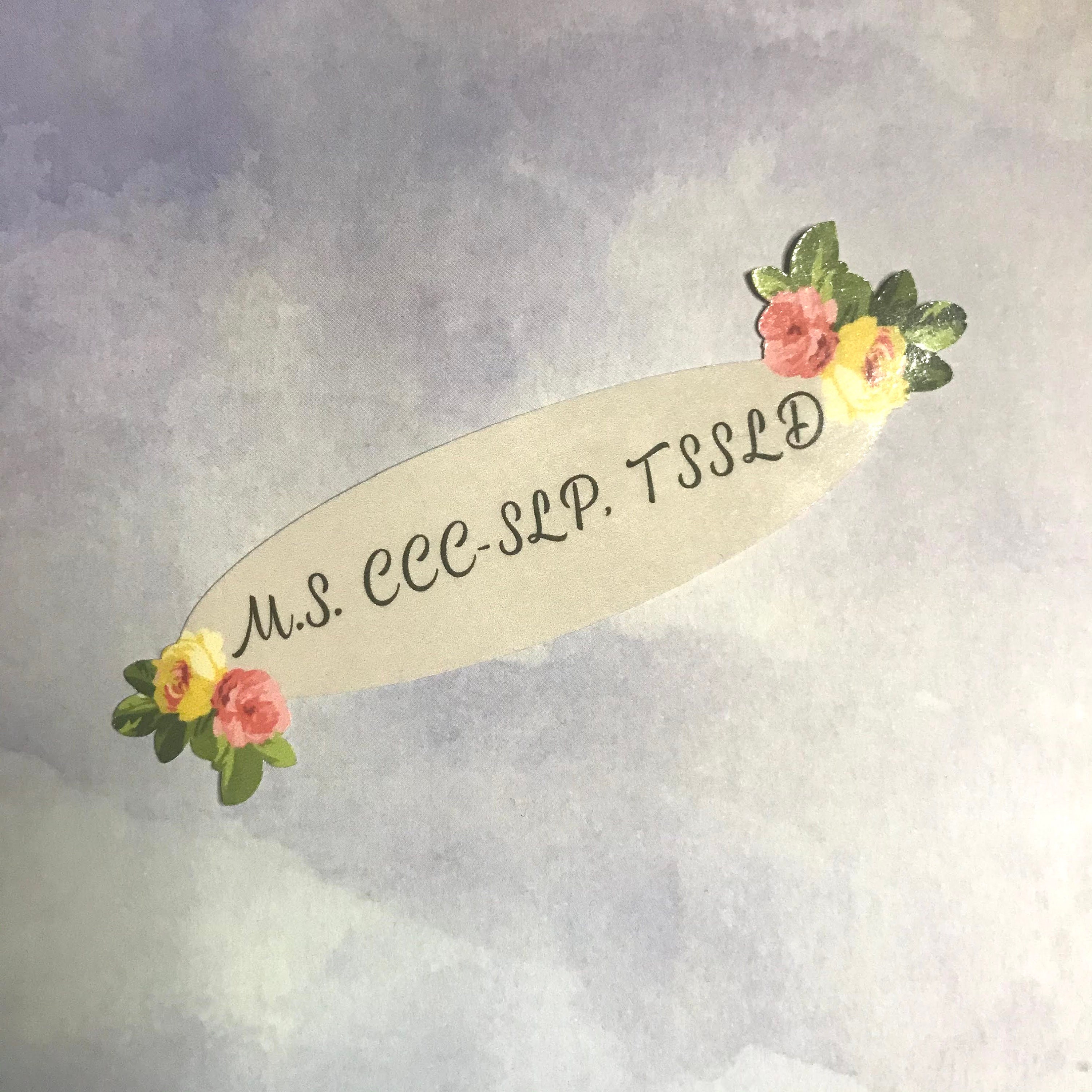 MS Credentials, Bilingual Extension, Speech Language Pathology Sticker ...