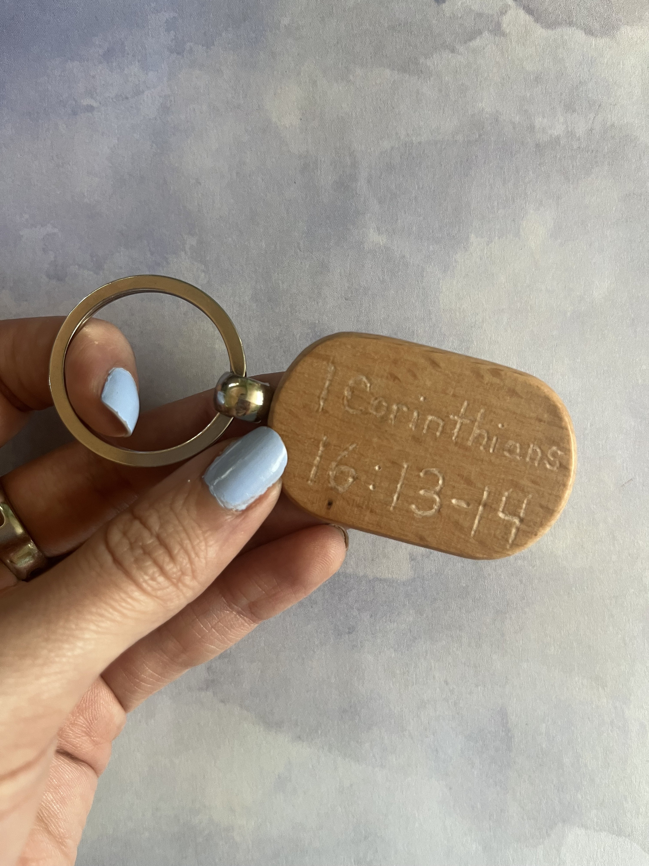Bible Passage Keychain, Philippians 4:13 Keychain, 1 Corinthians 16 13 ...