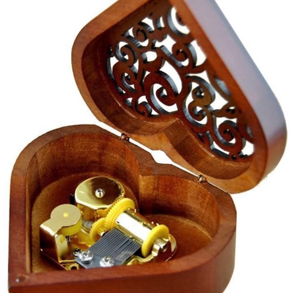 Heart Music Box - Etsy