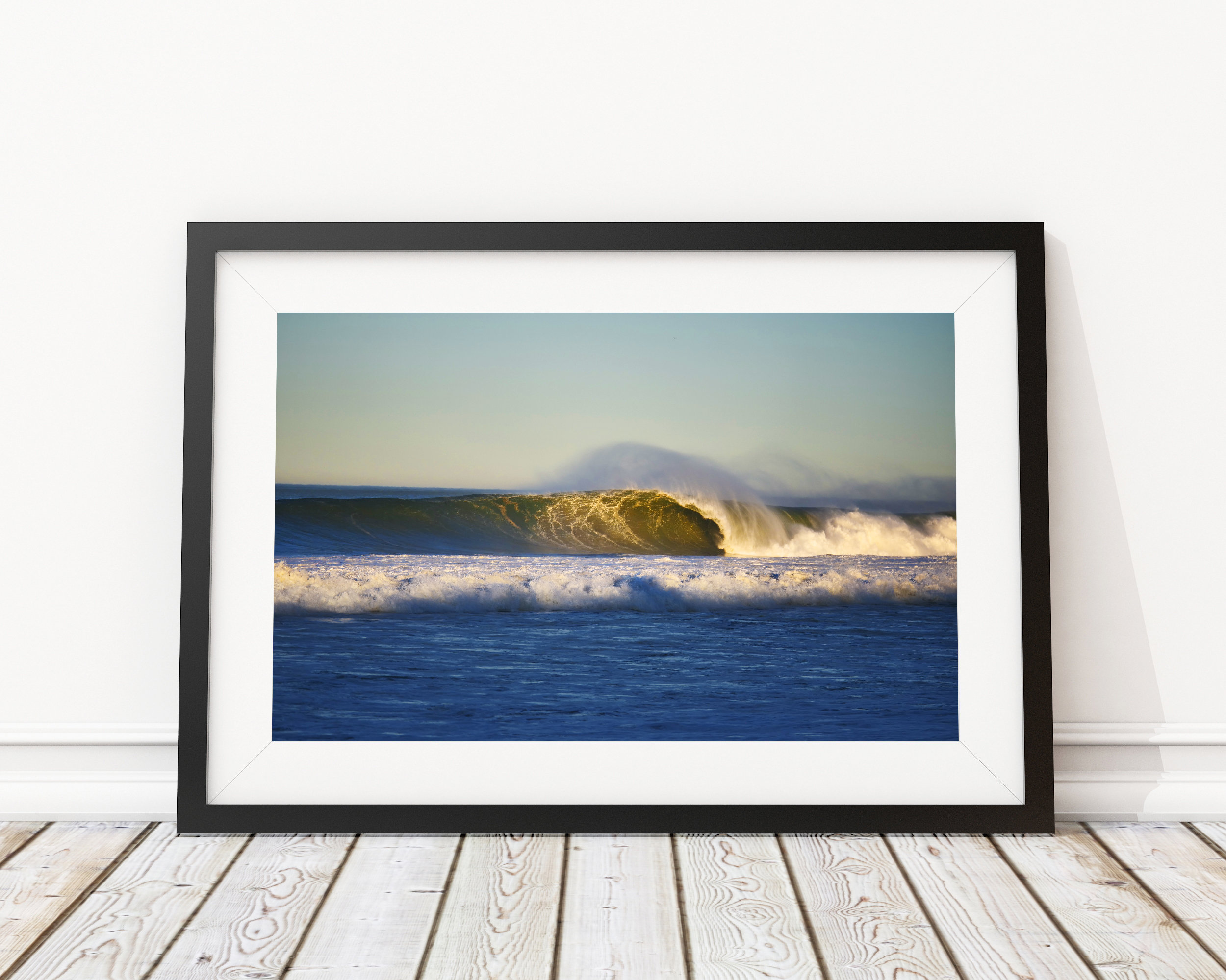 Barrel Wave Sunrise at Montara State Beach - 25ft Waves - Digital ...