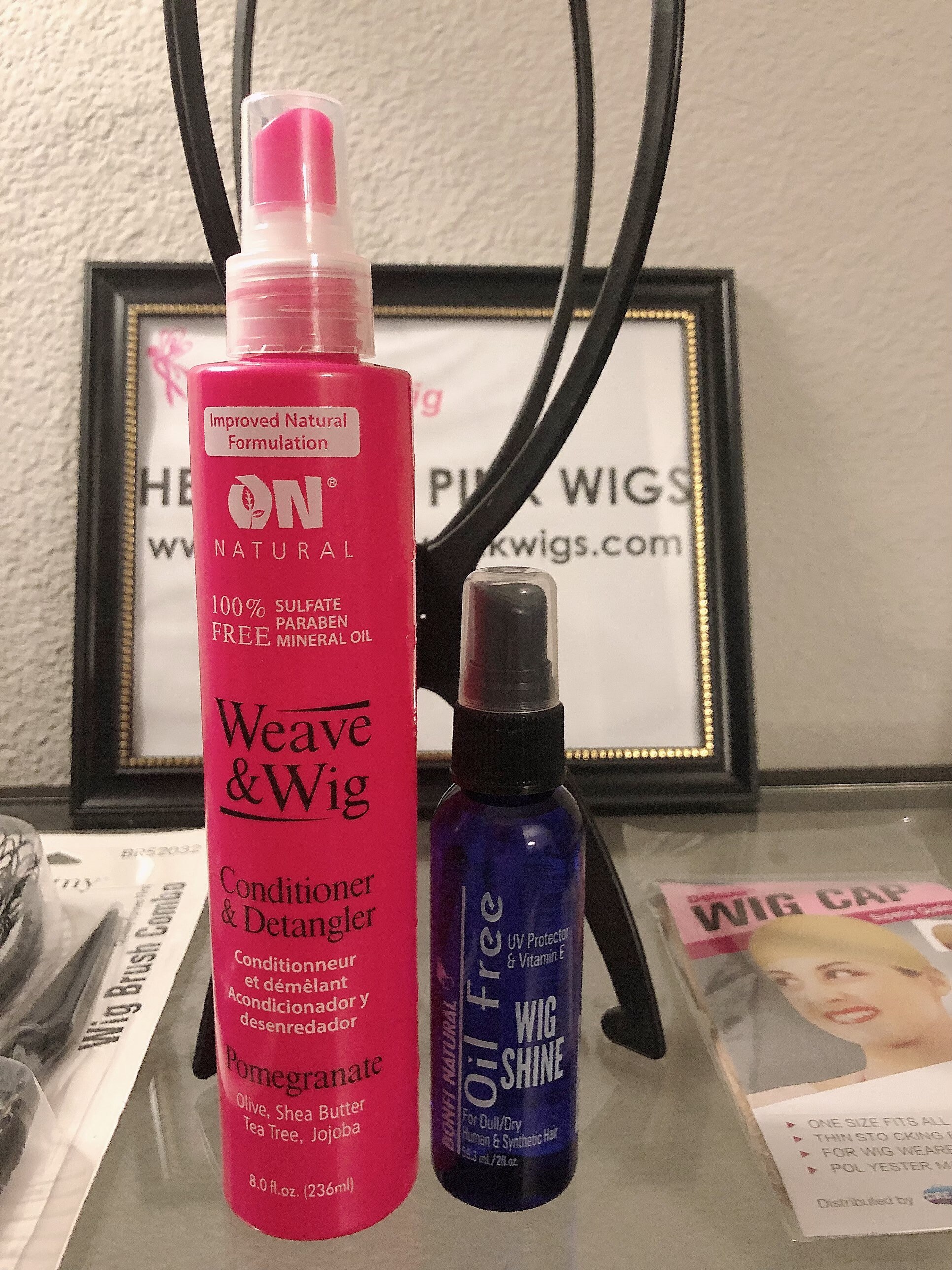 Wig Care Kit Comes With Wig Stand, Brush Combo, Wig Conditioner and ...