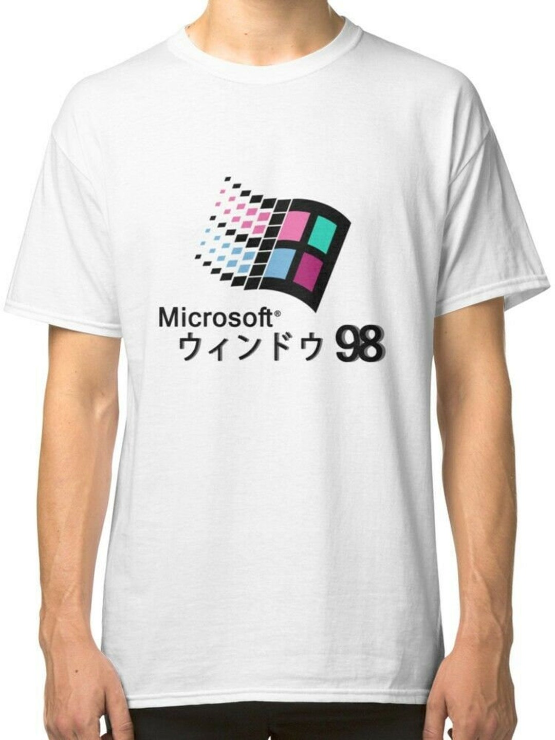 Windows 98 Vaporwave Mens White Tshirt - Etsy