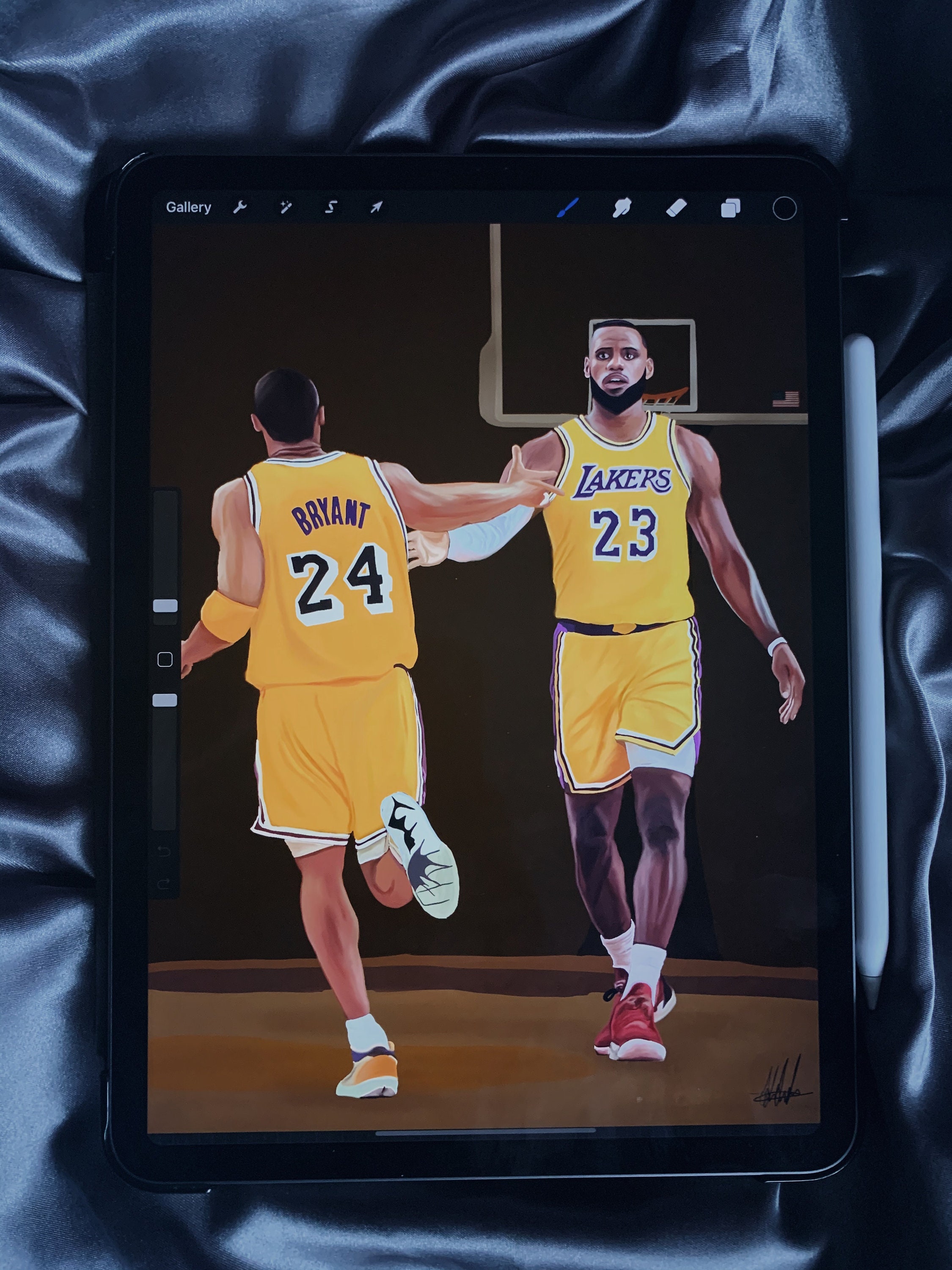 Kobe Bryant & Lebron James SPECIAL EDITION Canvas Print Lakers, Nba ...