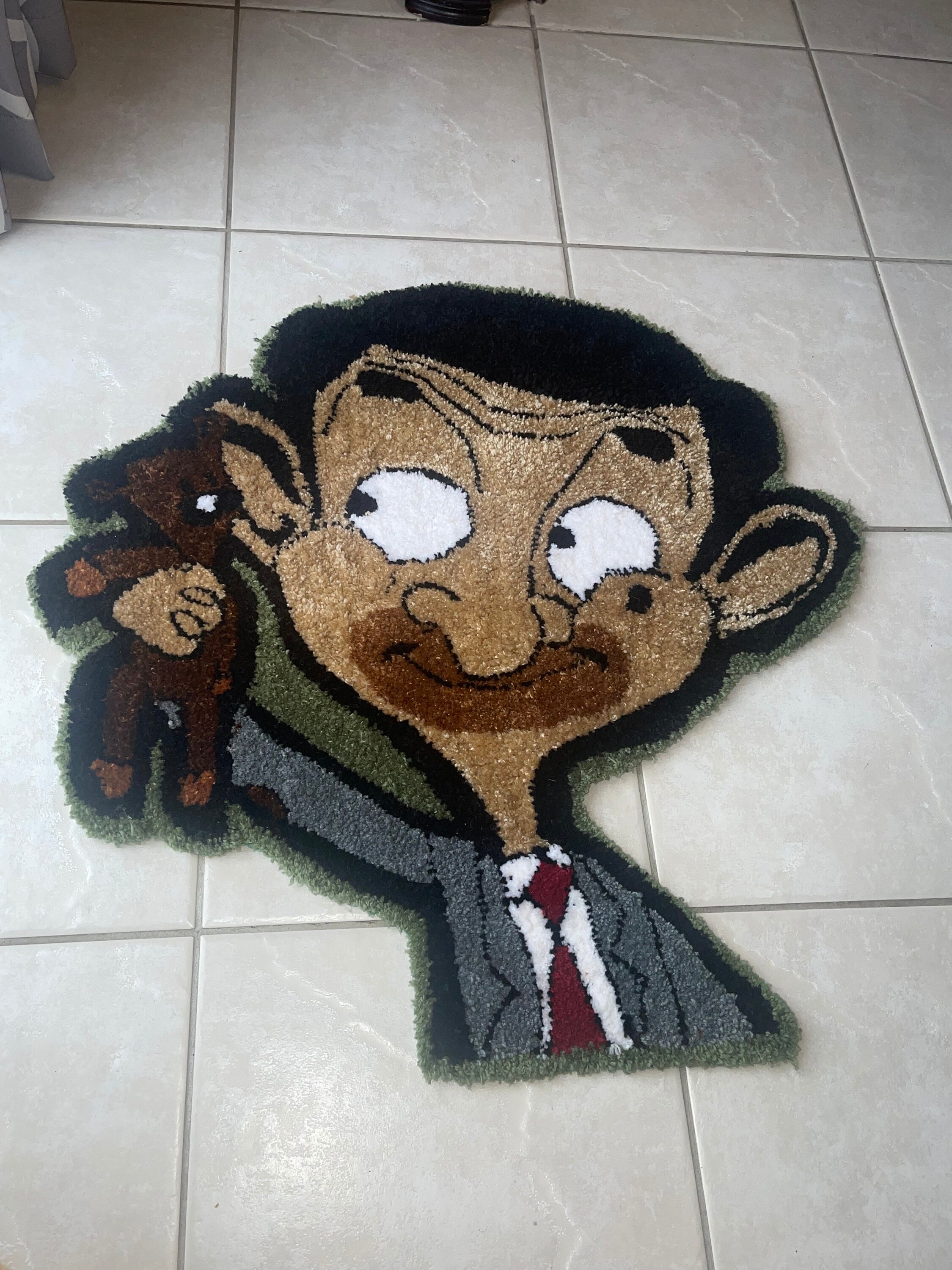 Mr. Bean Tufted Rug - Etsy