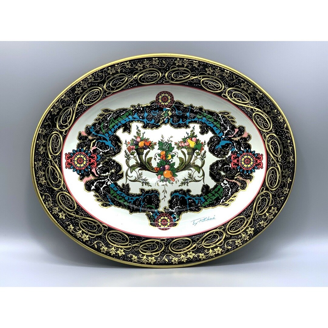 Daher Decorated Ware Wall Hanging Made in England 13'' Platter Tray ...