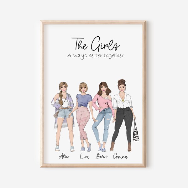 Four Sisters Art - Etsy