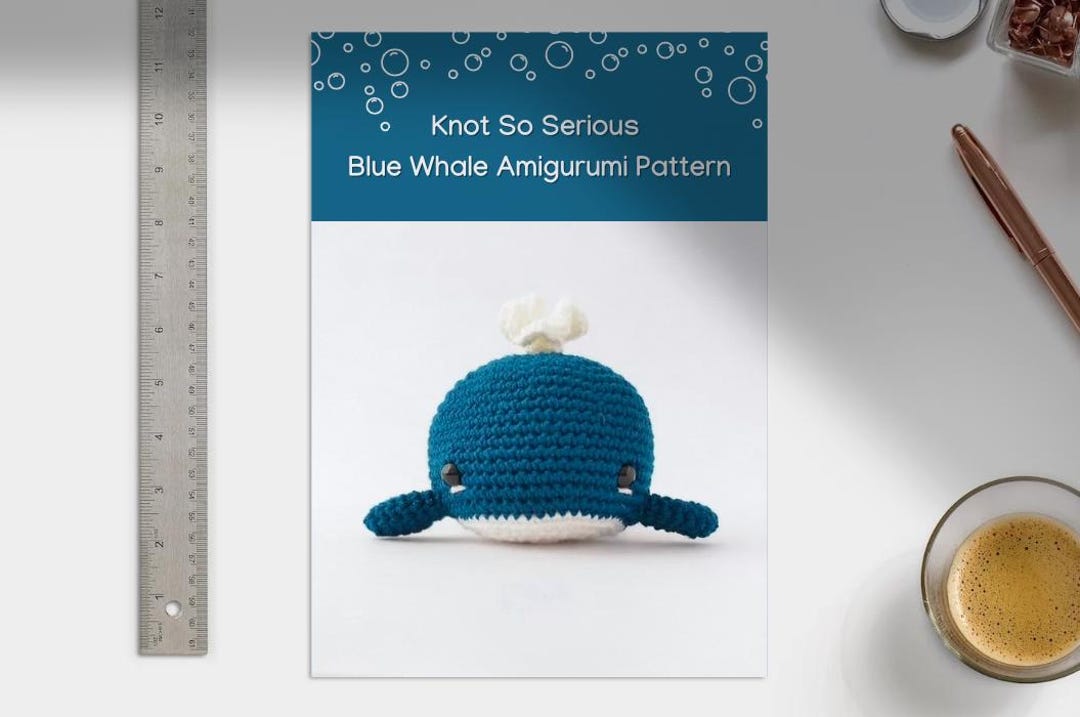 Crochet Blue Whale Amigurumi Pattern | Beginner Friendly PDF Toy ...