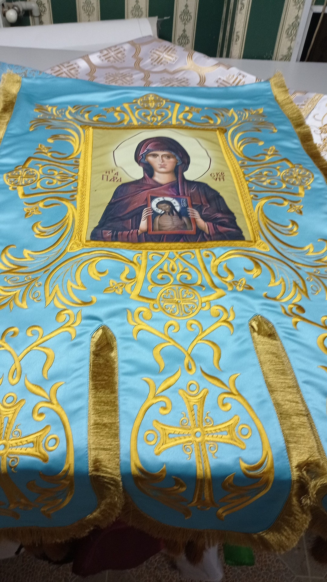Khorugv With Embroidery - Orthodox Khorugv - Etsy