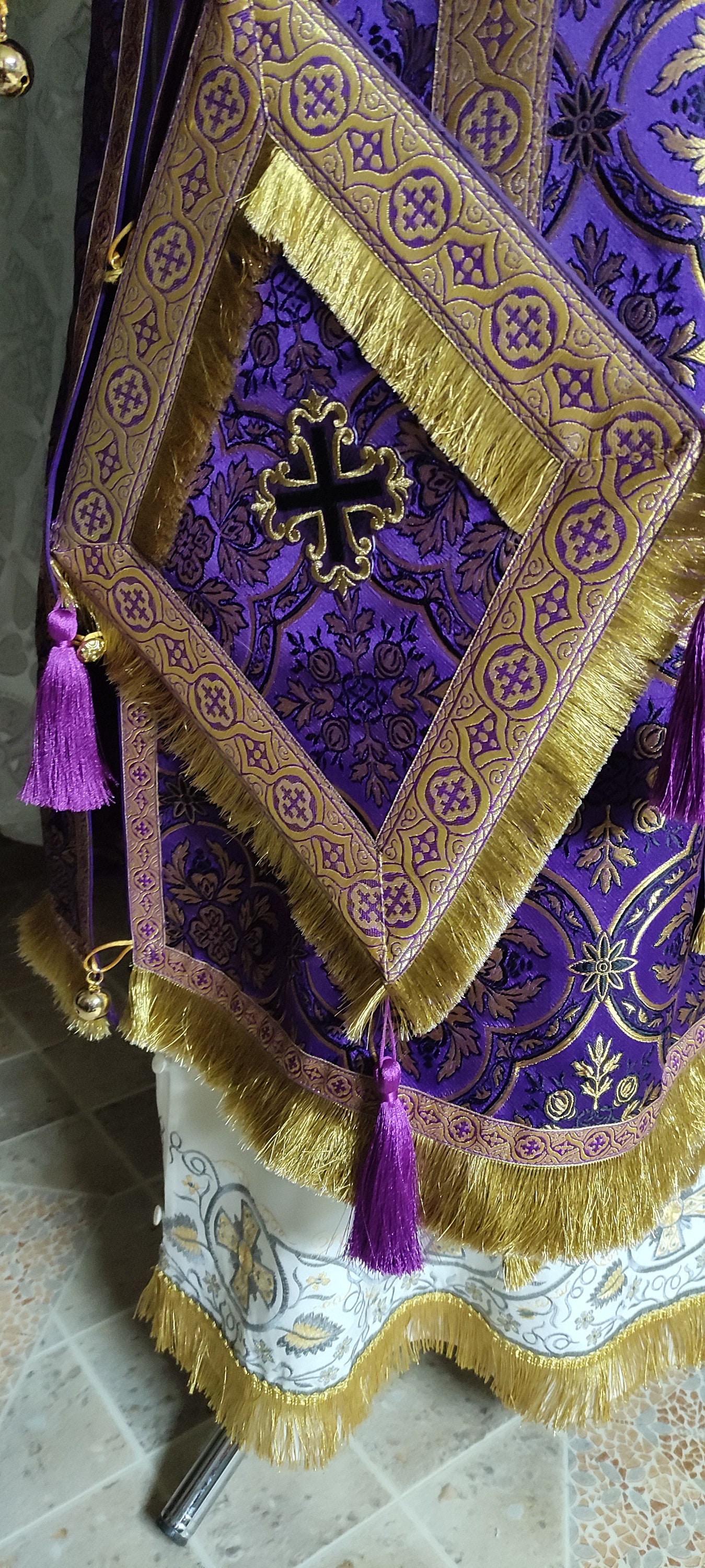Bishop's Vestments archbishop Vestments Orthodox Greek Style Vestment ...