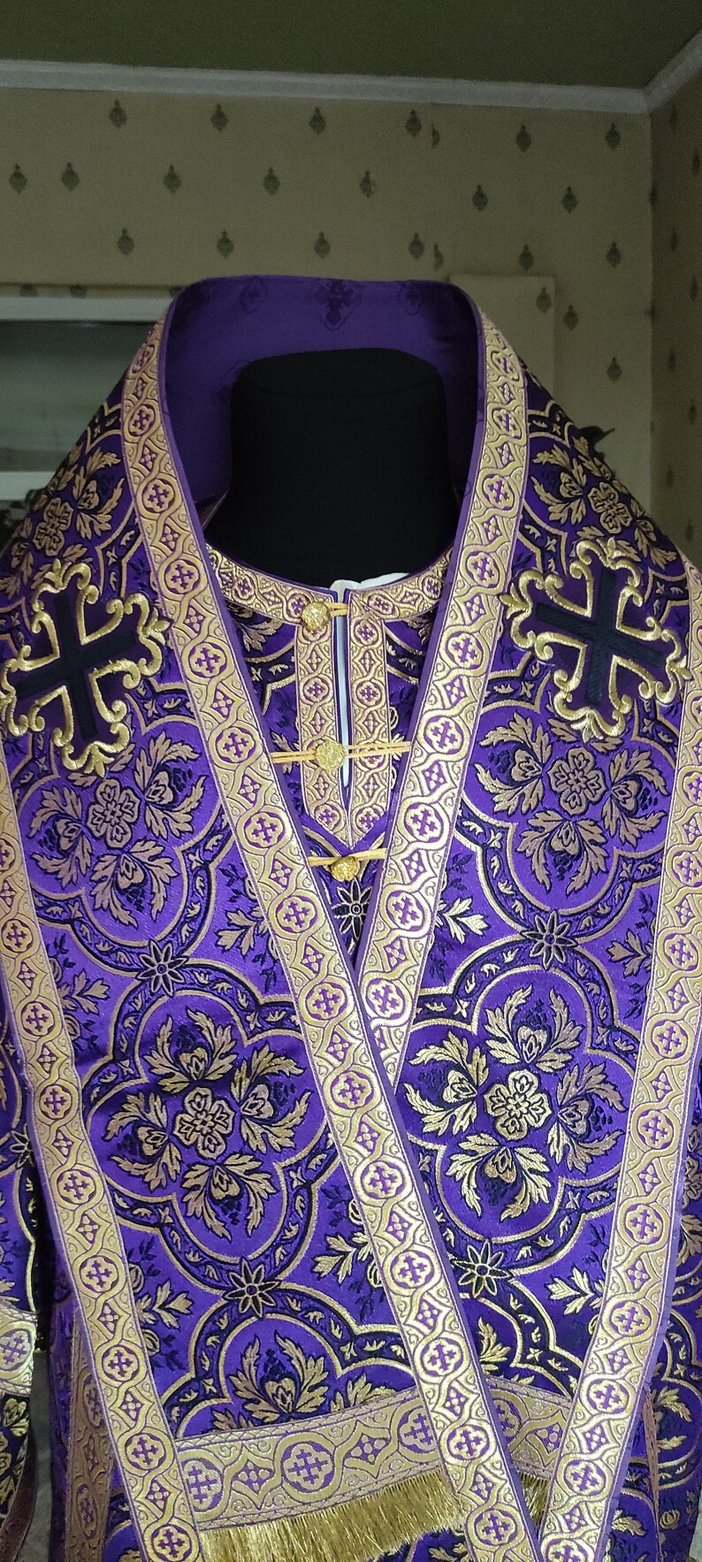 Bishop's Vestments archbishop Vestments Orthodox Greek Style Vestment ...