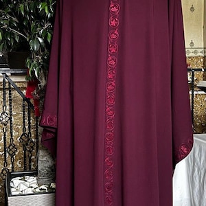 Embroidered Orthodox Ryassa Set: Priest Outer Vestment & Skufia - Etsy