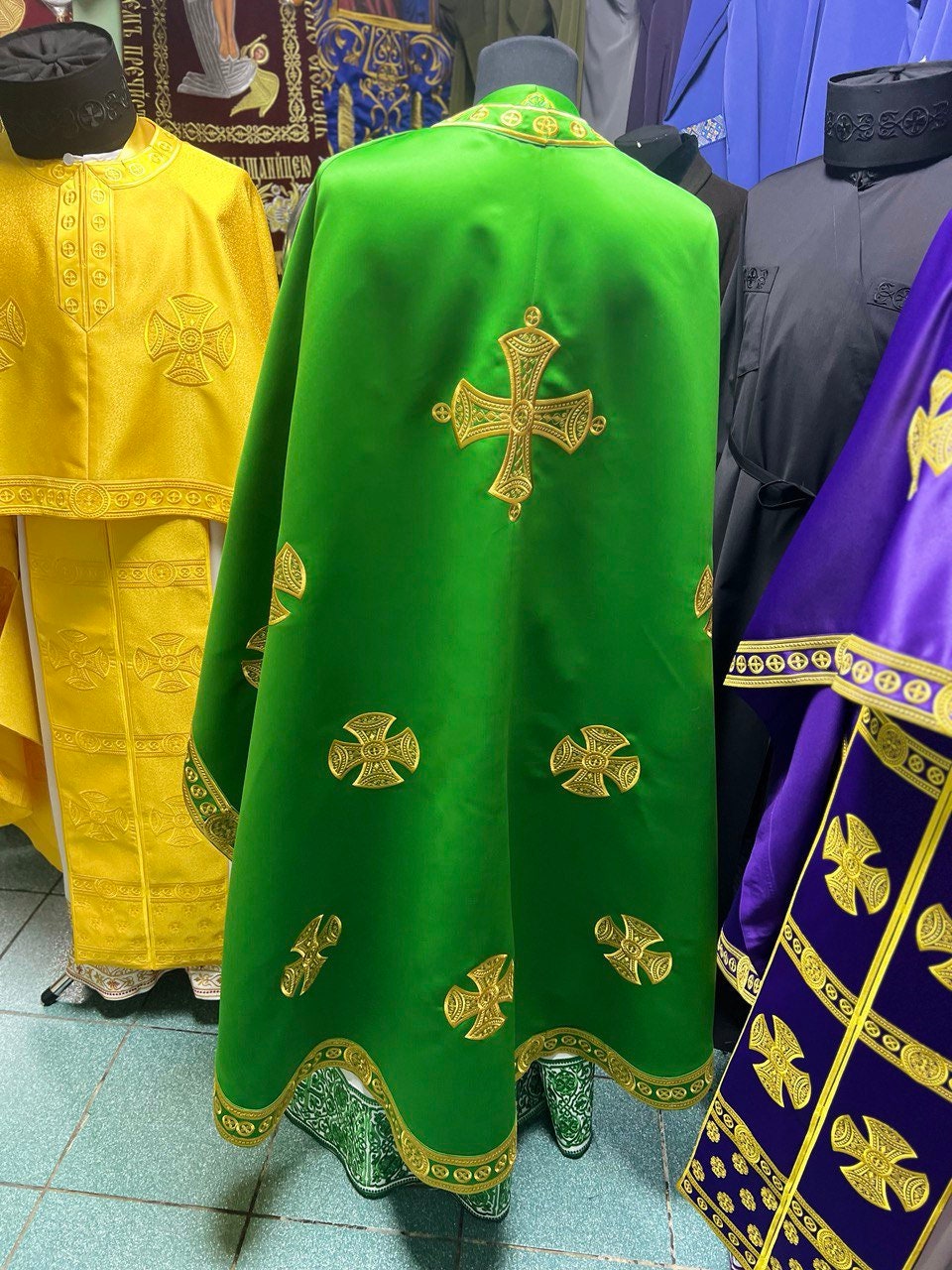 Orthodox Embroidered Vestments ATLAS Fabric - the Colors of the ...