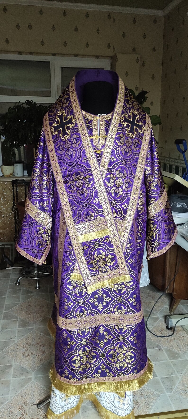 Bishop's Vestments archbishop Vestments Orthodox Greek Style Vestment ...