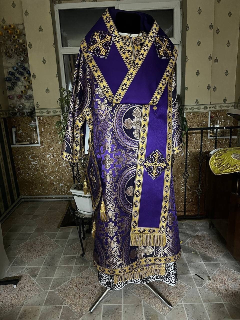 Bishop's, Archbishop Vestments (turkish Tisma Fabric) - Orthodox Greek ...
