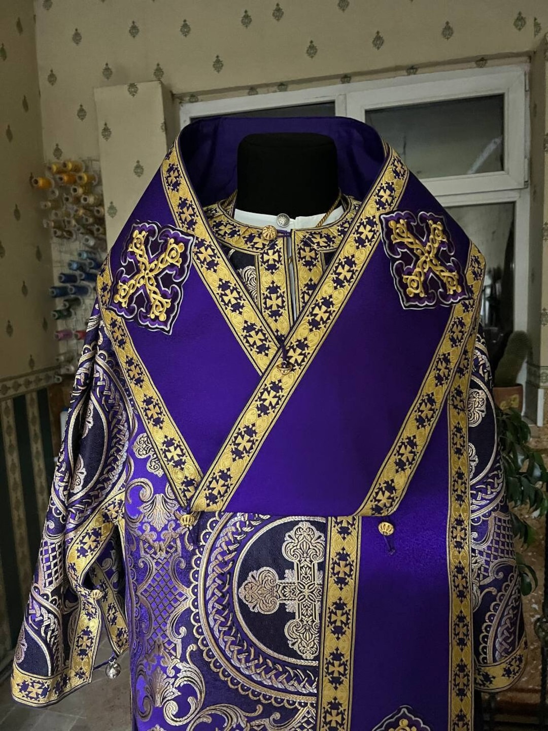 Bishop's, Archbishop Vestments (turkish Tisma Fabric) - Orthodox Greek ...