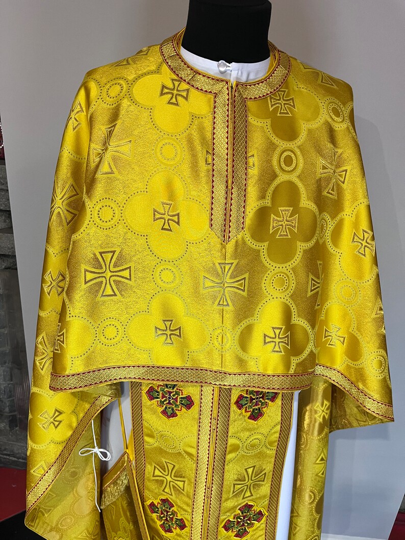 Vestment Priest With Chalice Covers - Orthodox Greek Style Vestment ...