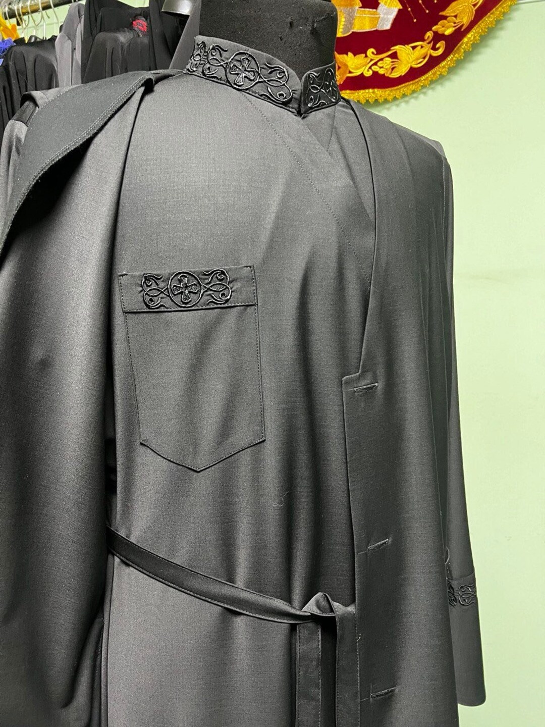 A Vestments Made of Premium Lexus Fabric Set of Vestments: Cassock ...