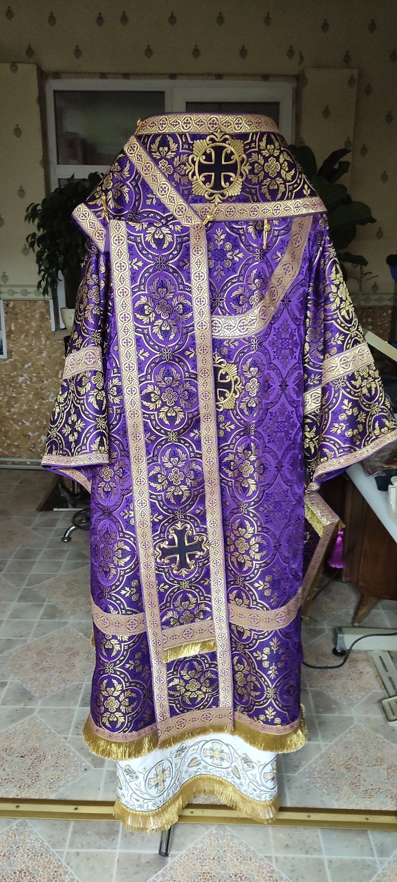 Bishop's Vestments archbishop Vestments Orthodox Greek Style Vestment ...
