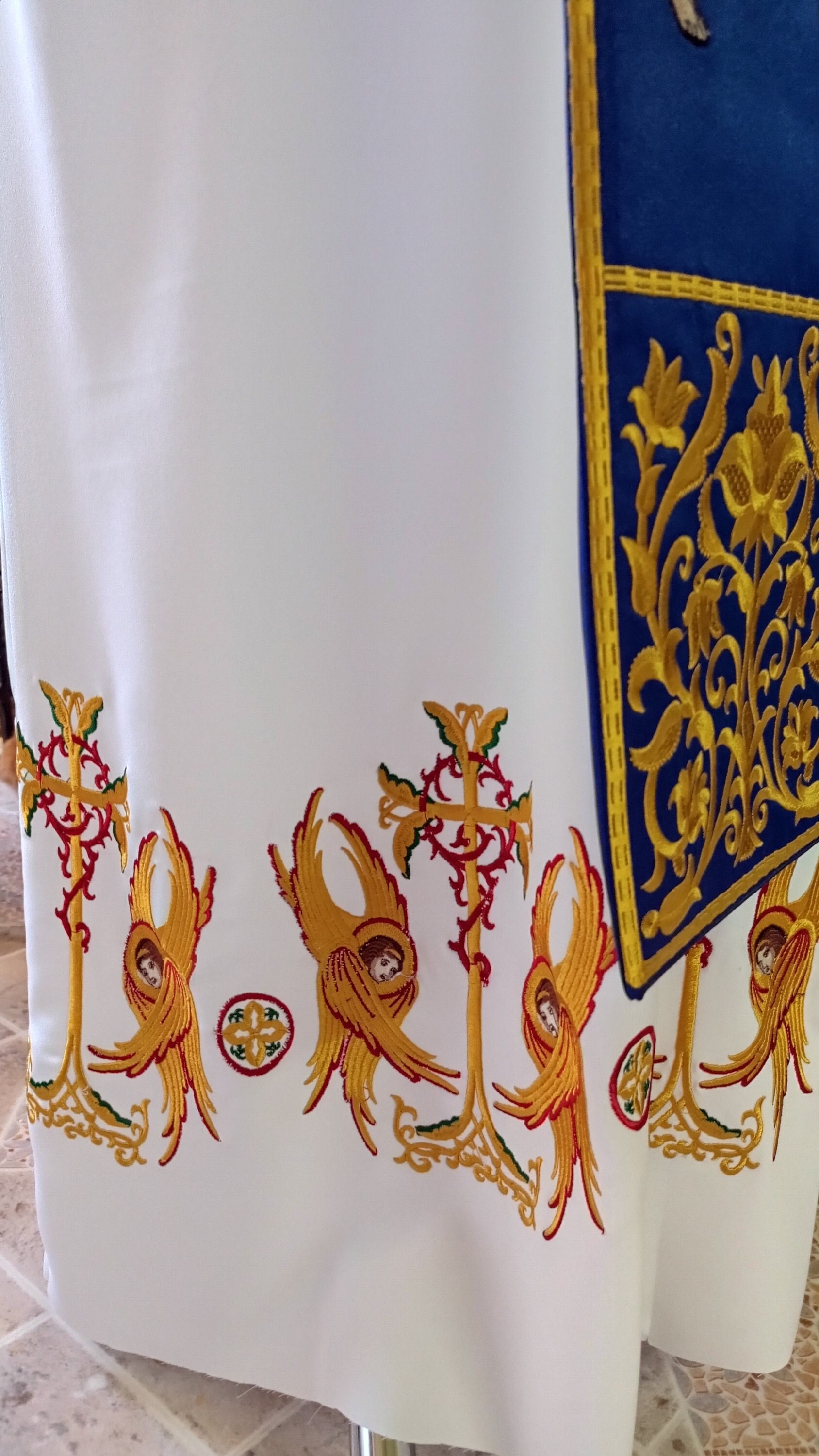 Stykhar With Embroidery Podriznik Orthodox Greek Style Vestment Clothes ...