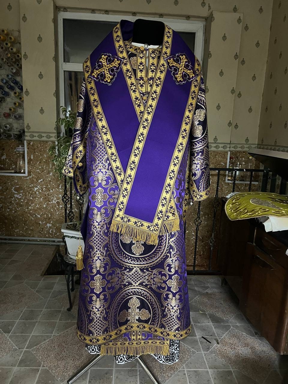 Bishop's, Archbishop Vestments (turkish Tisma Fabric) - Orthodox Greek ...
