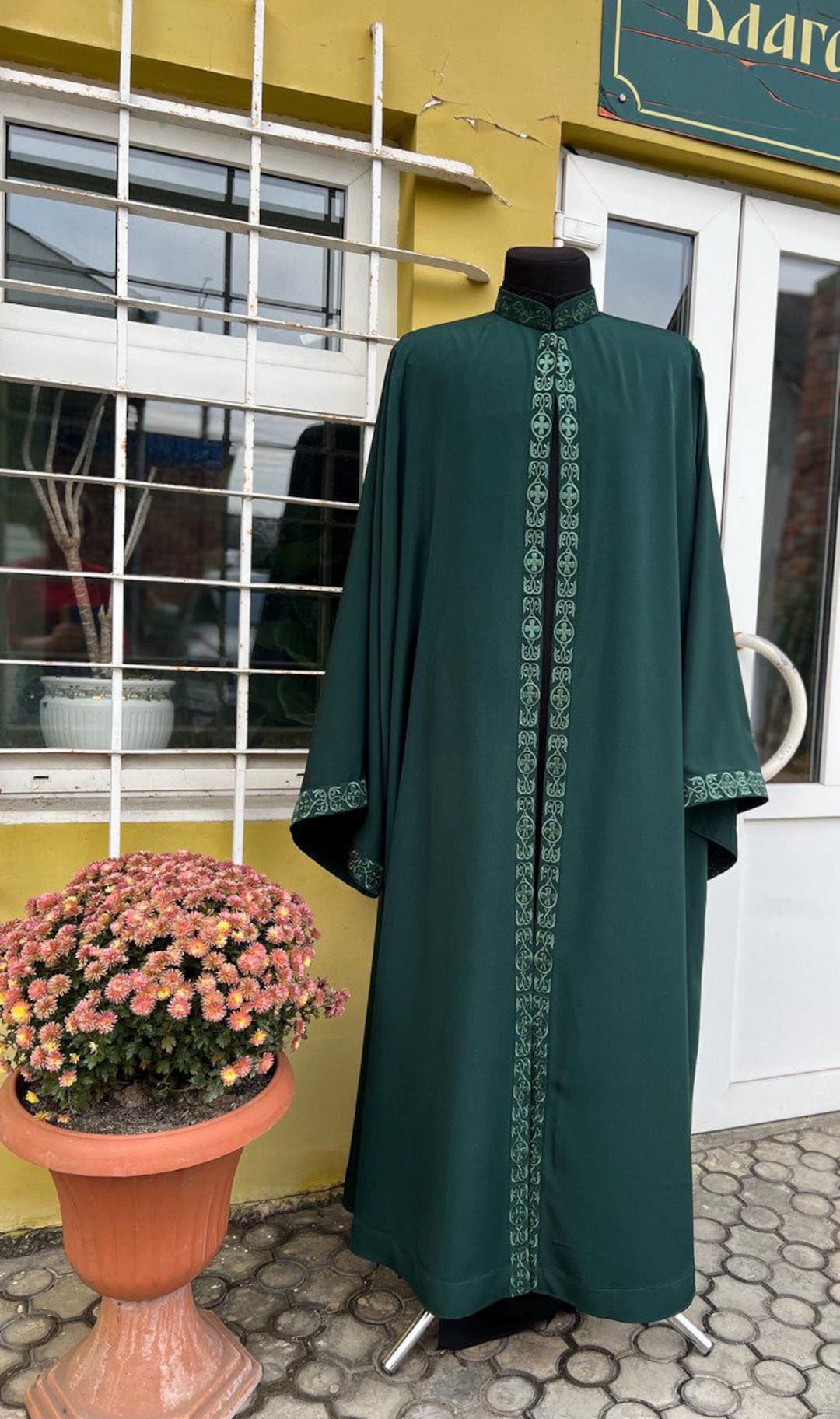Embroidered Green Orthodox Ryassa - Custom Priest Vestment - Etsy