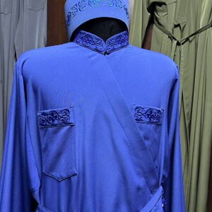 Set: Cassock Skufia in Blue Color - Etsy