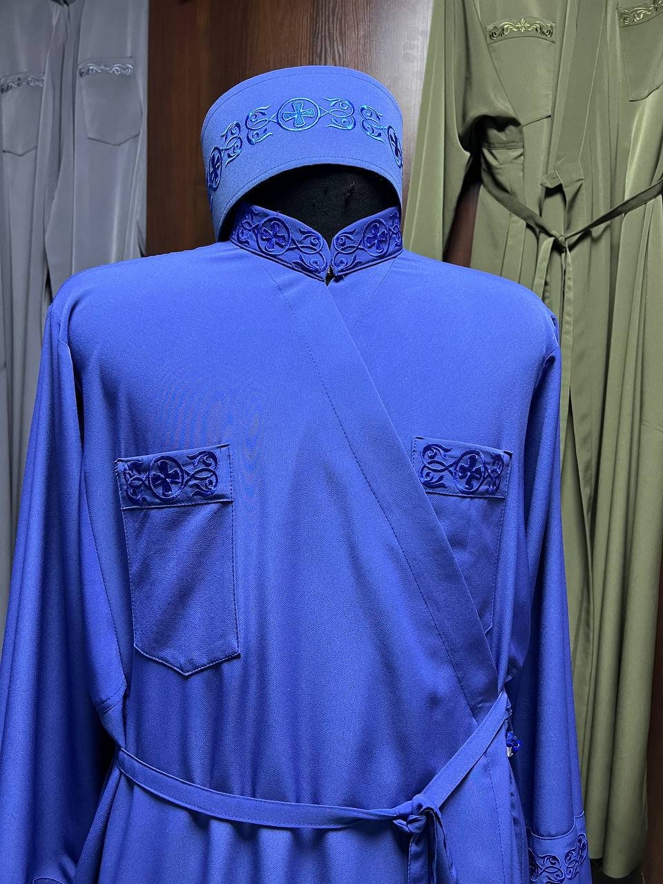 Set: Cassock, Skufia in Blue Color - Etsy
