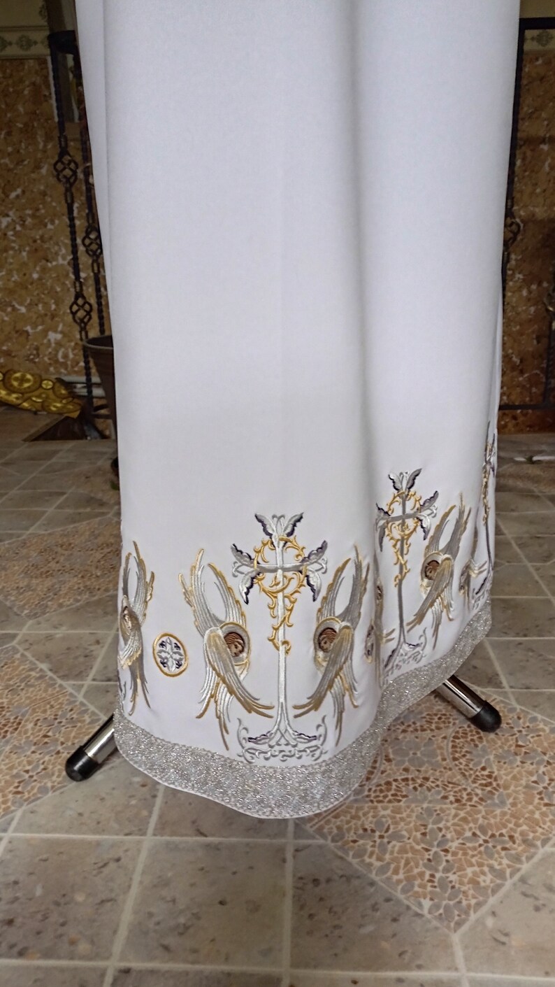 Stykhar With Embroidery Podriznik Orthodox Greek Style Vestment Clothes ...
