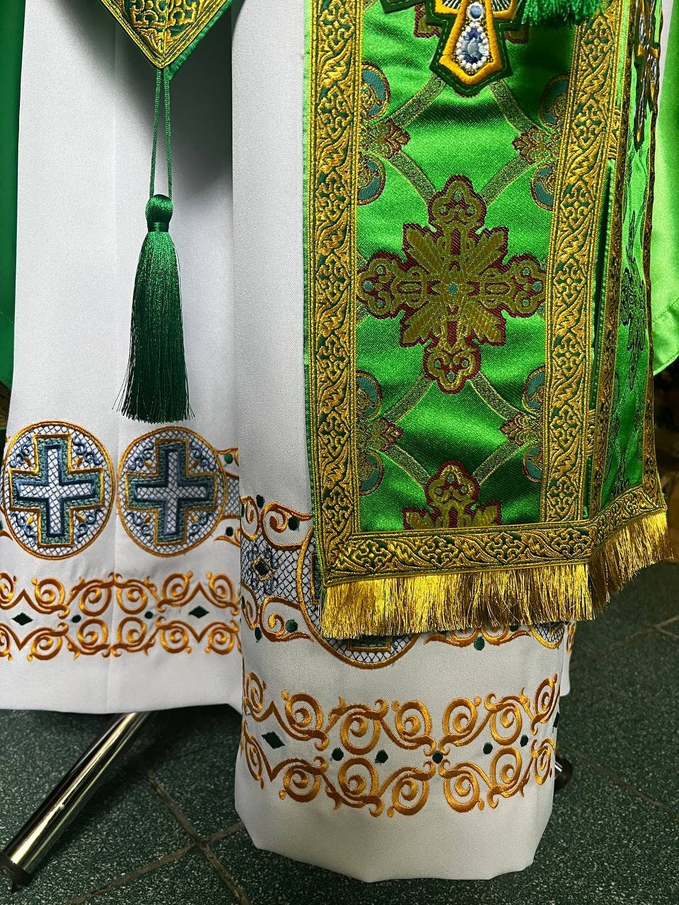Green Orthodox Vestments With Covers Greek Vestment Priest - Etsy