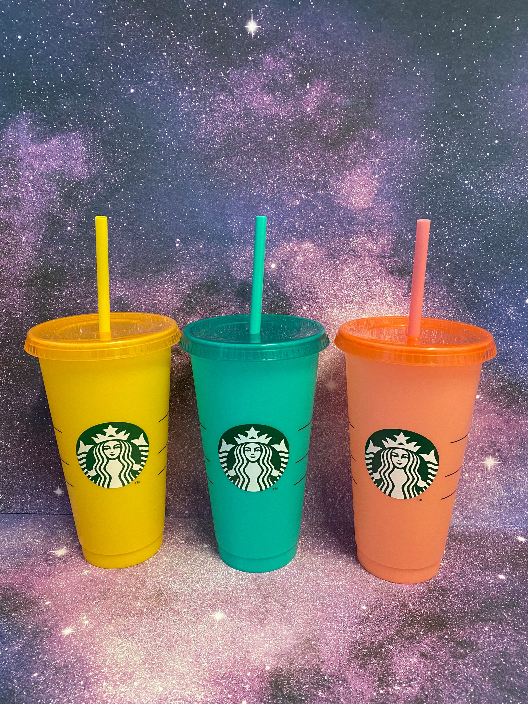 Starbucks Color Cups 24oz Starbucks Cups Cold Cups - Etsy